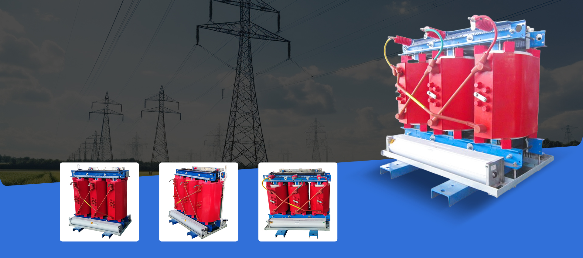 Dry transformer, Oil-immersed transforme, Ground transformer ...